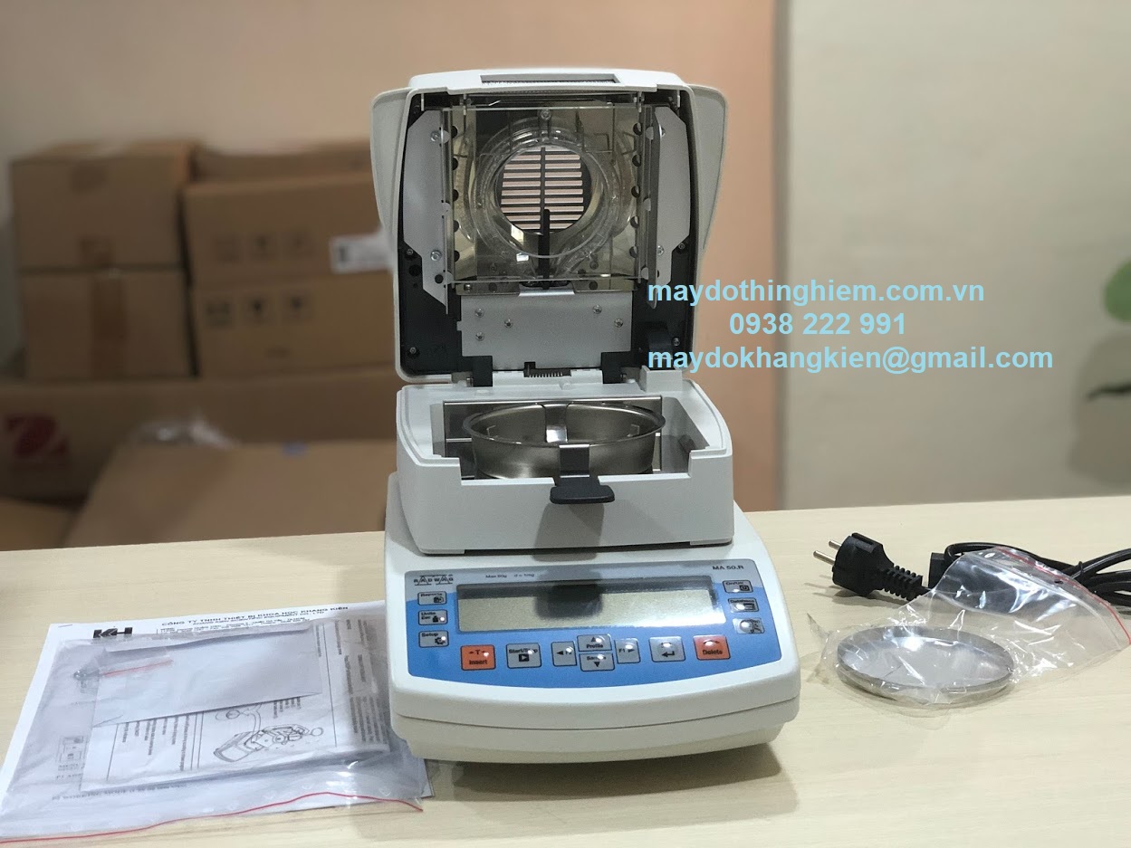 Cân sấy ẩm Radwag MA50 Máy đo thí nghiệm Cân sấy ẩm Radwag MA50
